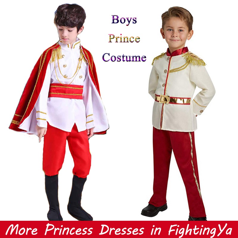 Middle Ages Noble Royal Nations England Boy Charming Costume Prince Set ...