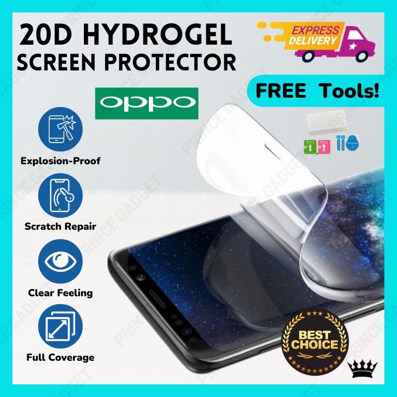 OPPO Screen Protector F5 F3 F3Plus F1 F1Plus F1s All F Series Hydrogel ...