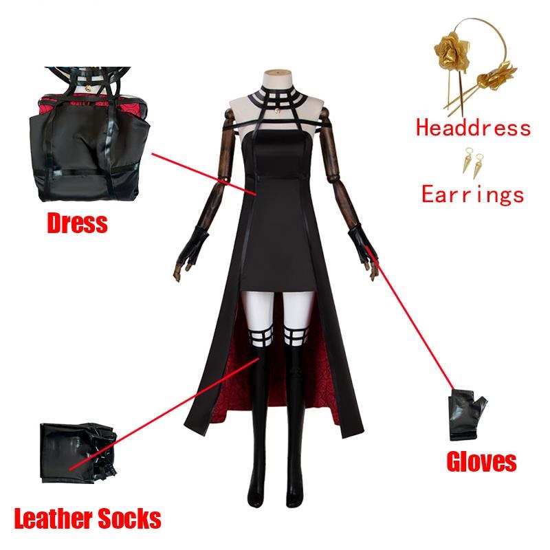 Anime Spy x Family Costume Loid Forger Yor Forger Anya Cosplay Costume ...