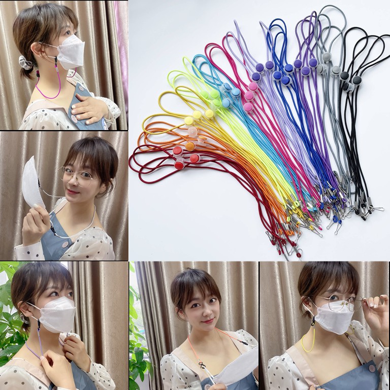 [Ship Today] Lanyard Face Mask Strap Mask Holder Mask Chain Anti Lost ...