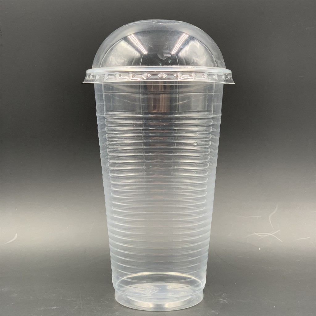 EC 22oz PP Cup with " Dome Lid " [ 100sets± ] EC A22C - Disposable ...