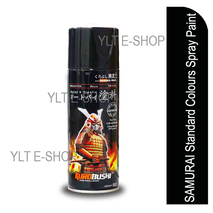 SAMURAI Standard Colours Spray Paint - Part 1 motor spray kereta metal spray antirust spray ...