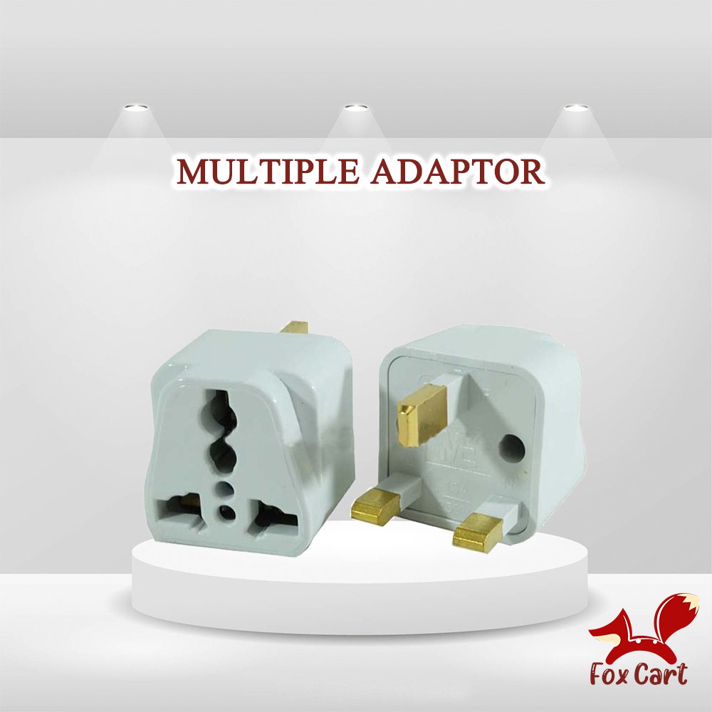 Universal / Multi 3 Pin Plug Adaptor (can use for China adaptor and ...