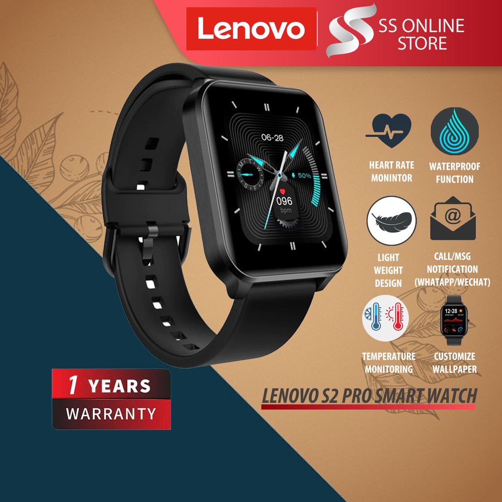 LENOVO S2 PRO S2 Smart Watch Touch screen Sport Fitness Watch ...