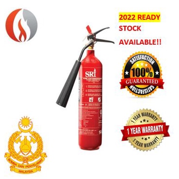 SRI Fire Extinguisher 2KG CO2 Class BC & Electrical Hazards | Shopee ...