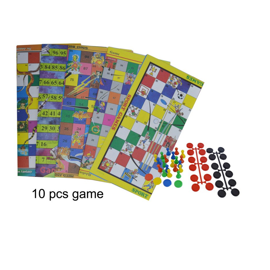 (10 Games in 1 Set) 10 In 1 Compendium Of Multiplayer Board Games ...