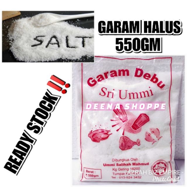 READY STOCK! (550GM) SERBUK GARAM HALUS SRI UMMI / GARAM DEBU FROM ...