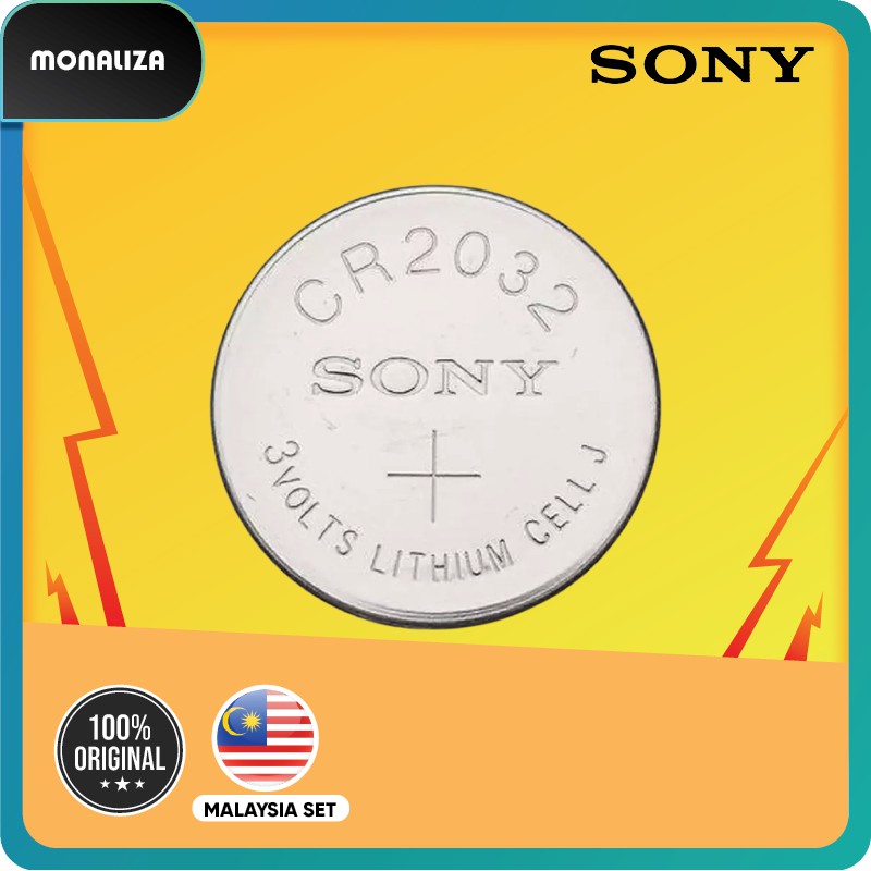 Sony Cmos Battery Lithium 3V CR2032 | Shopee Malaysia
