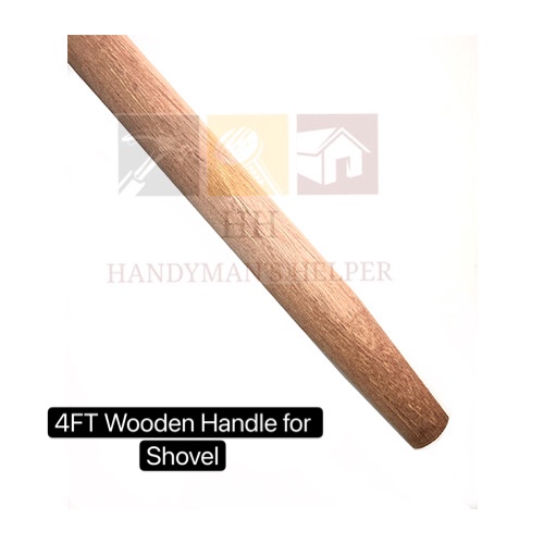 4FT WOODEN HANDLE FOR SHOVEL PEMEGANG KAYU PEMEGANG PENYODOK | Shopee ...