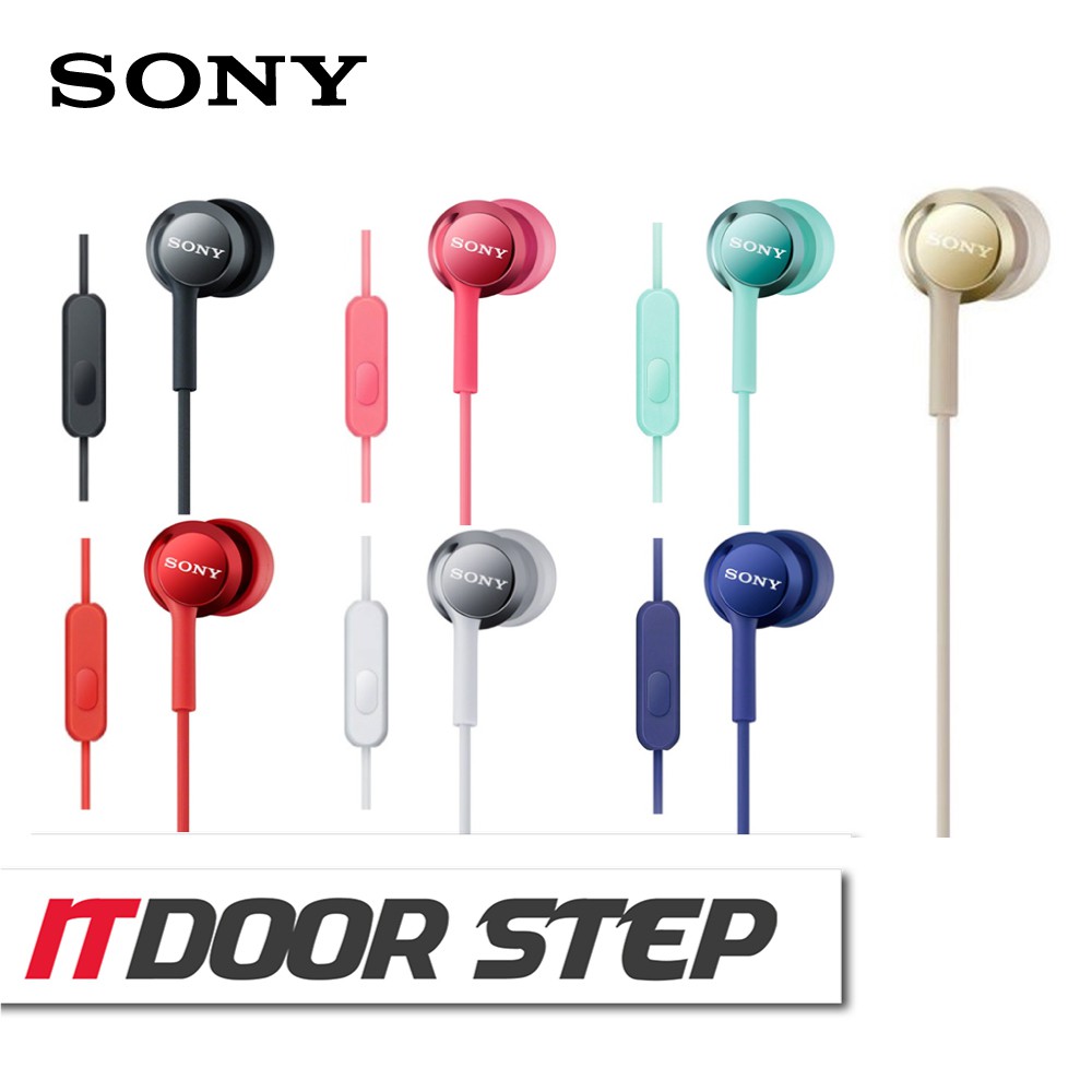 SONY MDR-EX155AP Wired In-Ear Headphone With Mic (Original) | Shopee ...