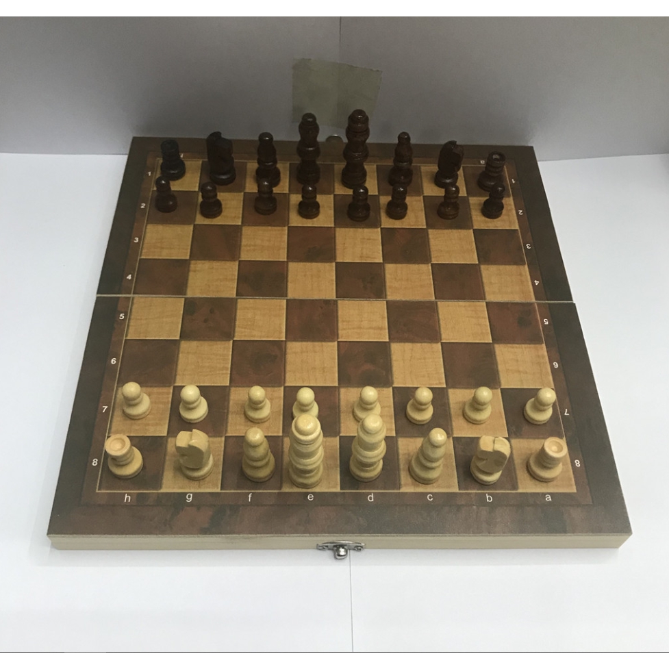 (local) 3 in 1 classic wood dam chess school kids | Shopee Malaysia