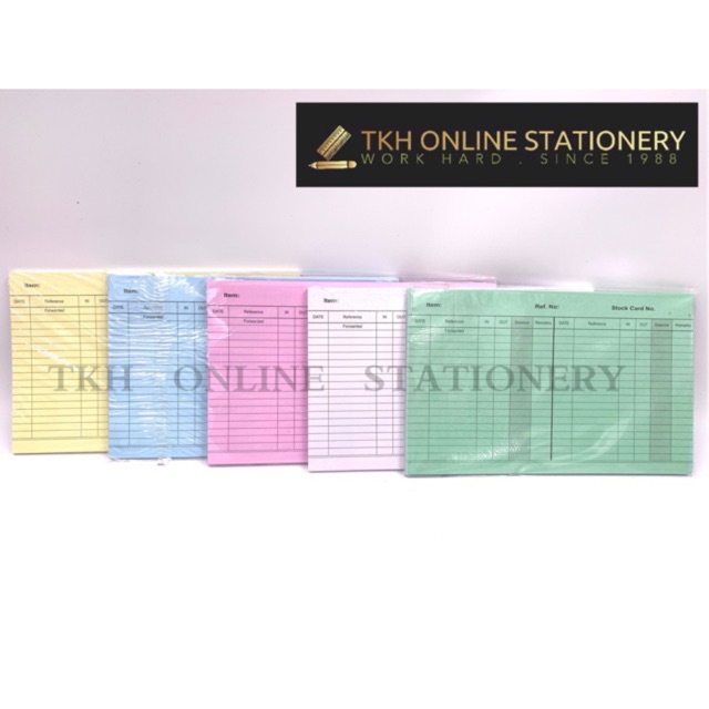 5x8 STOCK CARD 30pcs/pack | Shopee Malaysia