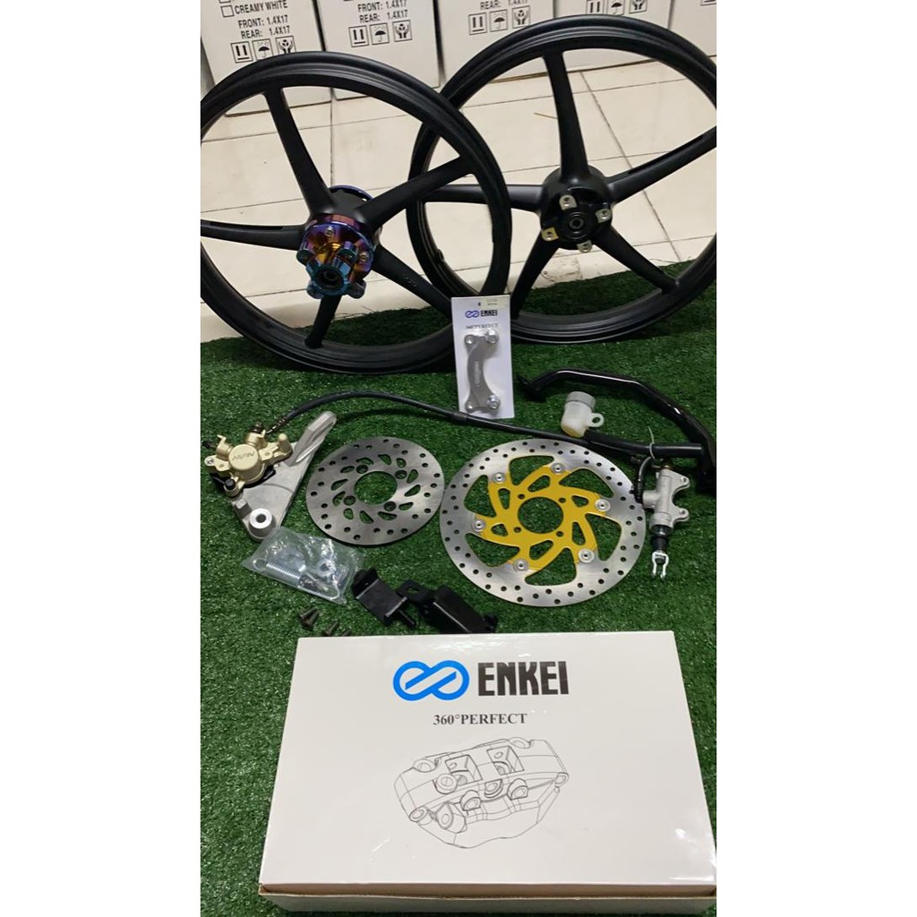 SP 522 YAMAHA LC 135 4S CUSTOM ADAPTER 1.6X1.6 WITH REAR BRAKE KIT PNP ...