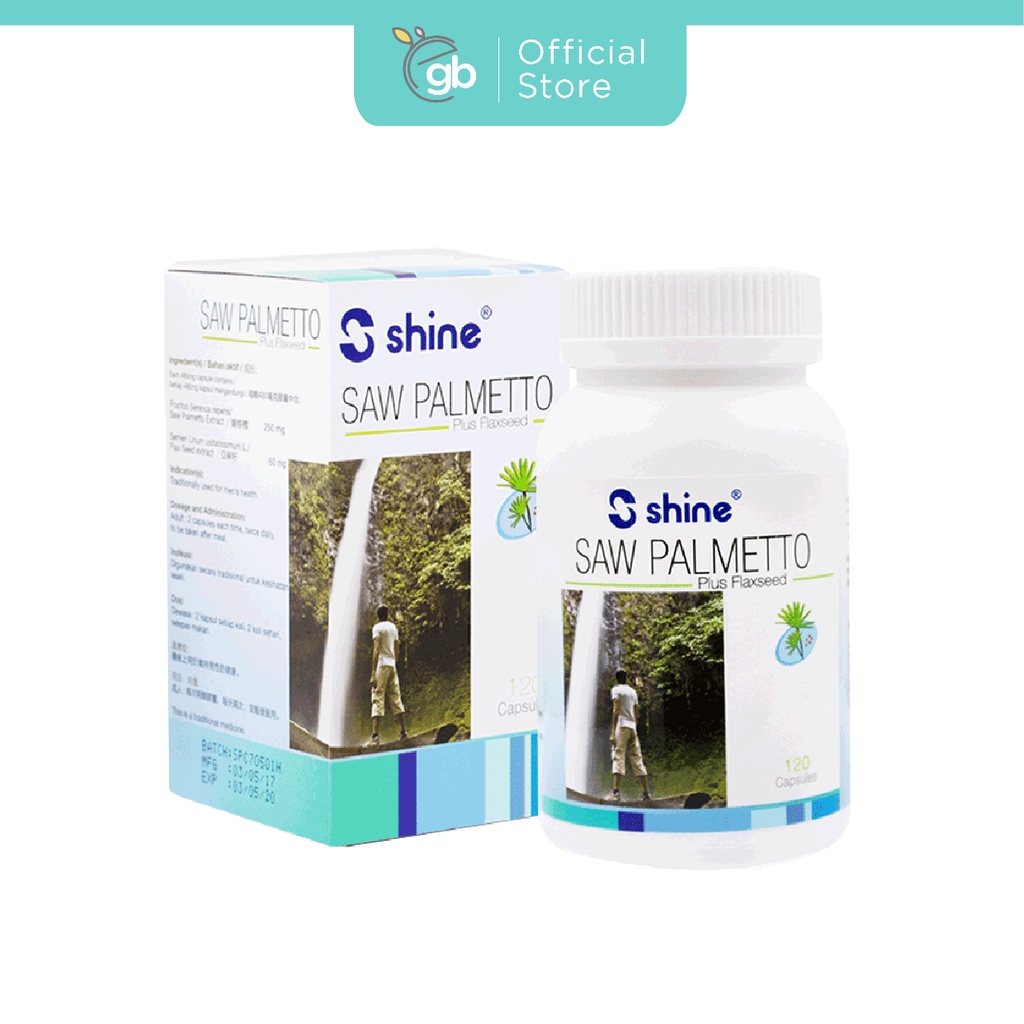 Shine Saw Palmetto Plus Flaxseed Capsule (120's) | Shopee Malaysia
