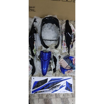YAMAHA SRL115 FI Body Cover Set (VPBC5 Blue Candy / VPBC5 B C+ BLACK ...