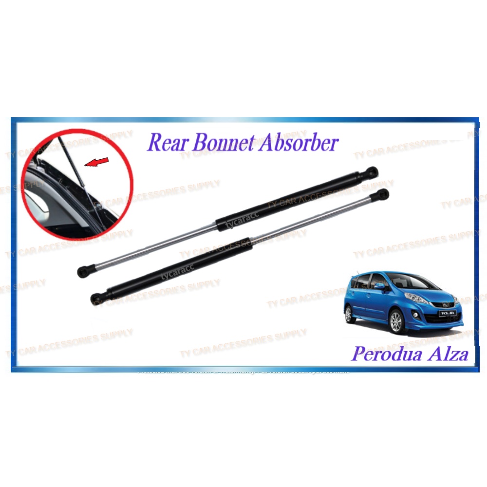 Perodua ALZA All Rear Boot Damper Gas Spring Bonnet Absorber (2PCS/SET ...