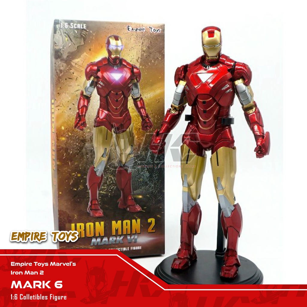 Empire Toys Marvel Iron Man Mark 6 1/6th Scale Collectible Figure ...