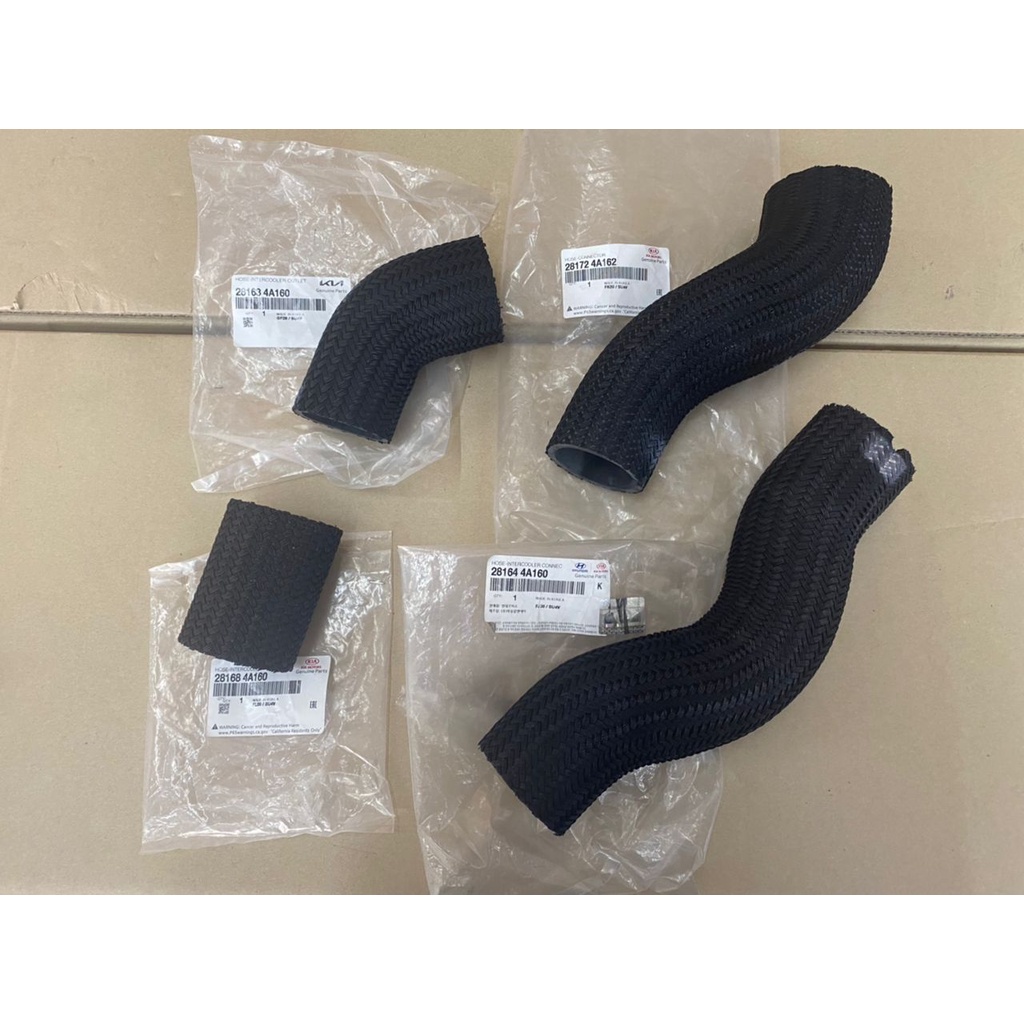 INTERCOOLER HOSE GENUINE PART (ORIGINAL) [28163-4A160 /28168-4A160 ...