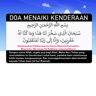 STICKER DOA NAIK KENDERAAN KERETA MOTOR | Shopee Malaysia