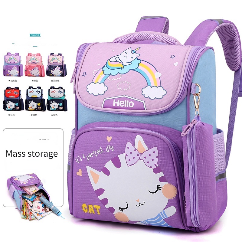 2022 new cartoon fashion cute primary school bag 1-4 grade boys and ...