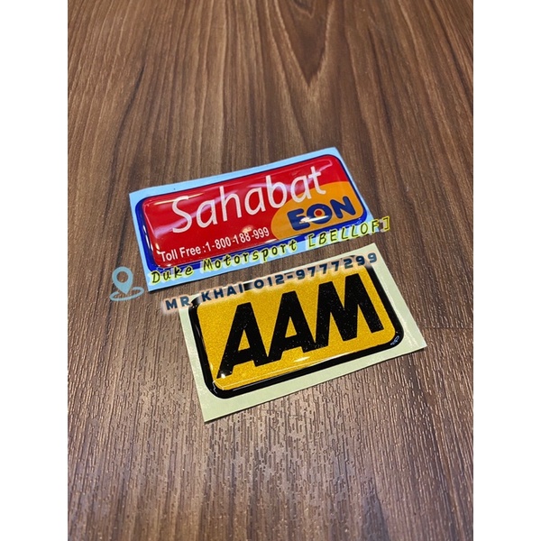 Sticker Epoxy Sahabat EON AAM Sticker Proton Waja Wira Saga Iswara Saga ...