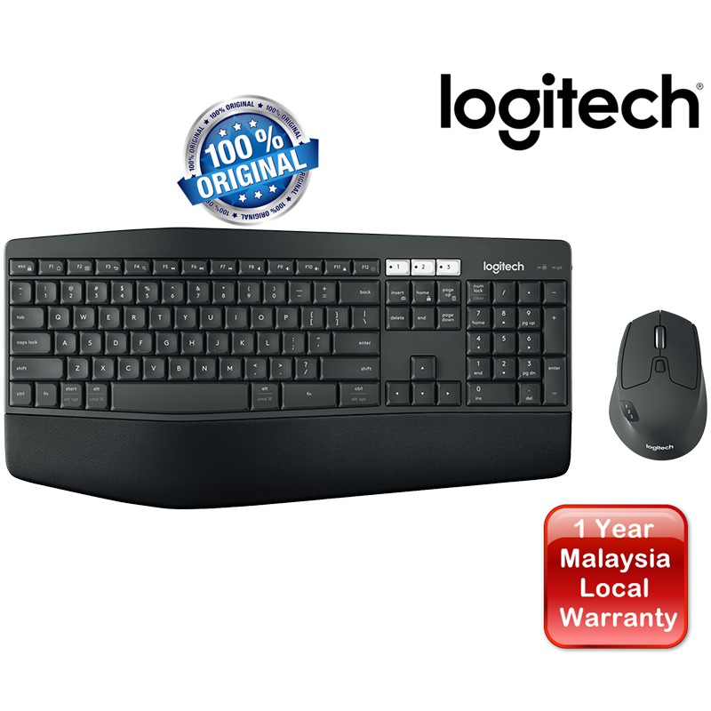 Logitech Mk850 Performance Wireless Keyboard And Mouse Combo Shopee