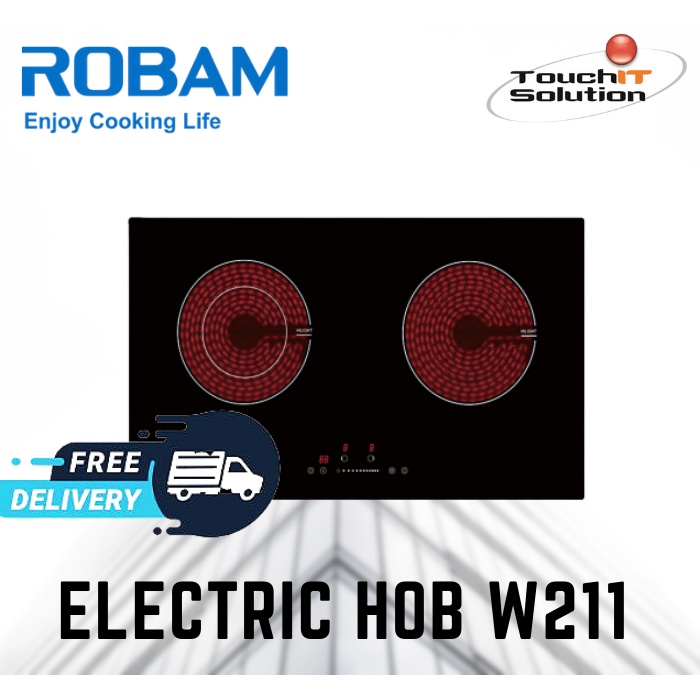 Robam Kitchentech Robam Built in Electric Hob W211 Vitro Ceramic | Shopee Malaysia