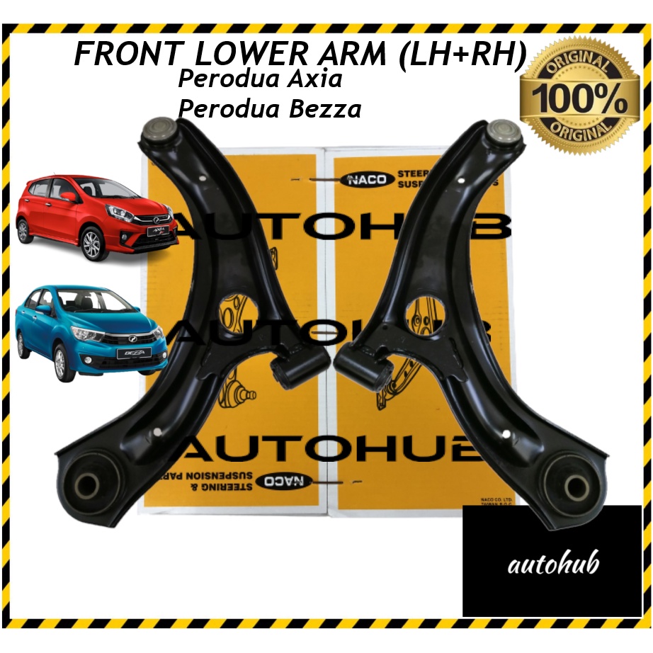 NACO Perodua Axia Bezza Lower Arm Left Lower Arm Right LH / RH (48068 ...