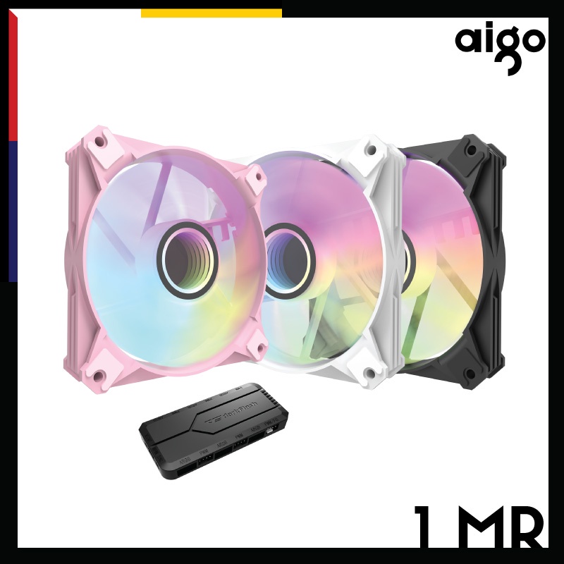 AIGO DarkFlash INFINITY 8 PWM 3 in 1 RGB Case Fan Motherboard Sync Full ...