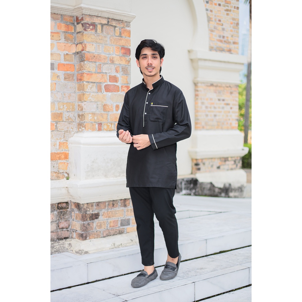 (SULTAN) Kurta lelaki/kurta men/kurta raya XS-3XL Slimfit lengan ...