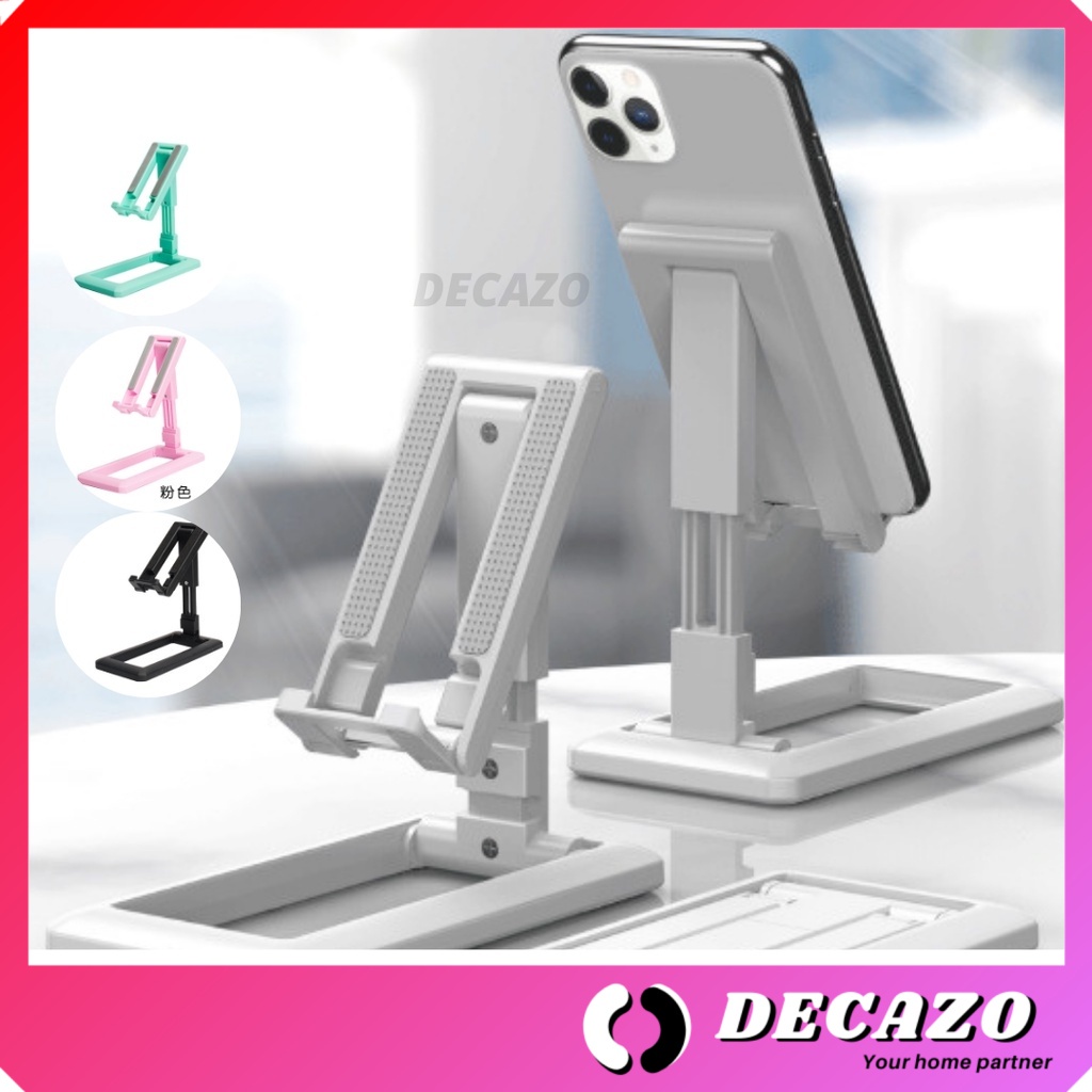 2021 New Adjustable Table Phone Stand Foldable Height Desktop Phone ...