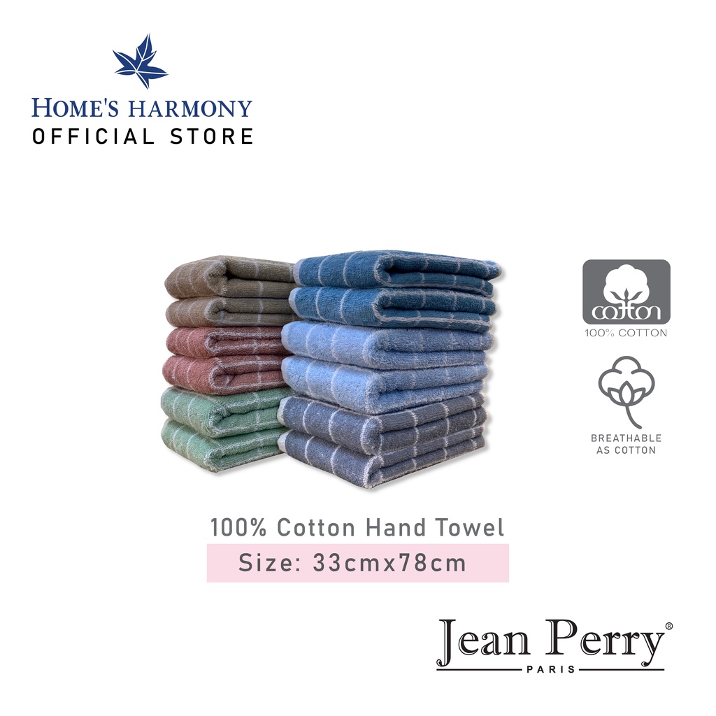 Jean Perry Kartell Reversible Towel Collection -Hand | Shopee Malaysia