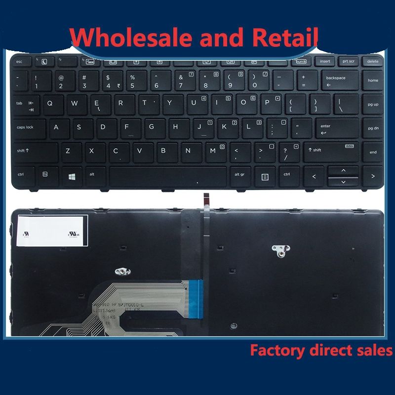 Hp Probook 430 G3 440 G3 430 G4 440 G4 Us Keyboard Frame Backlight ...