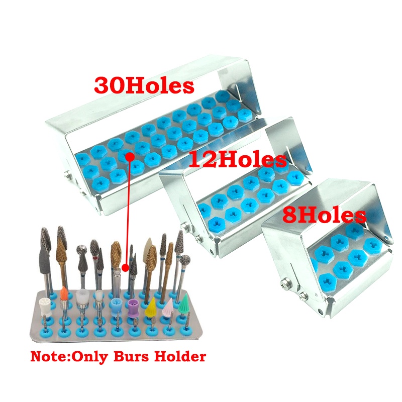 30 Holes Autoclave Burs Holder Sterilizer Case Burs Endo Files Holder ...
