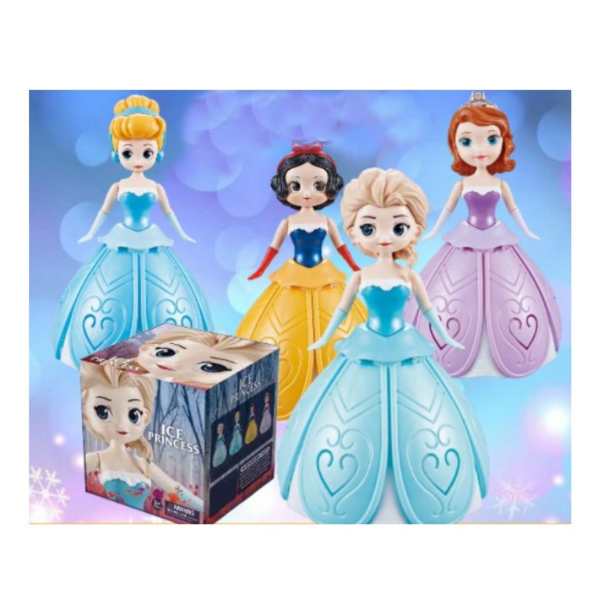 Cinderella Frozen Elsa Snow White Alike Ice Princess Dancing Bump and ...