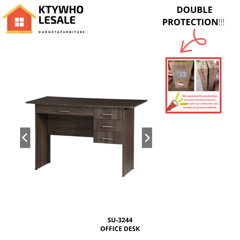 DIY 书桌/学习桌/读书桌/Premium Wooden Writing Study Table/Study Desk ...