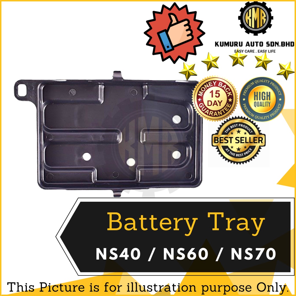 NS40 NS60 NS70 Battery Lower Plate Battery Tray Myvi Kancil Kelisa Kenari Viva Wira Axia Alza ...