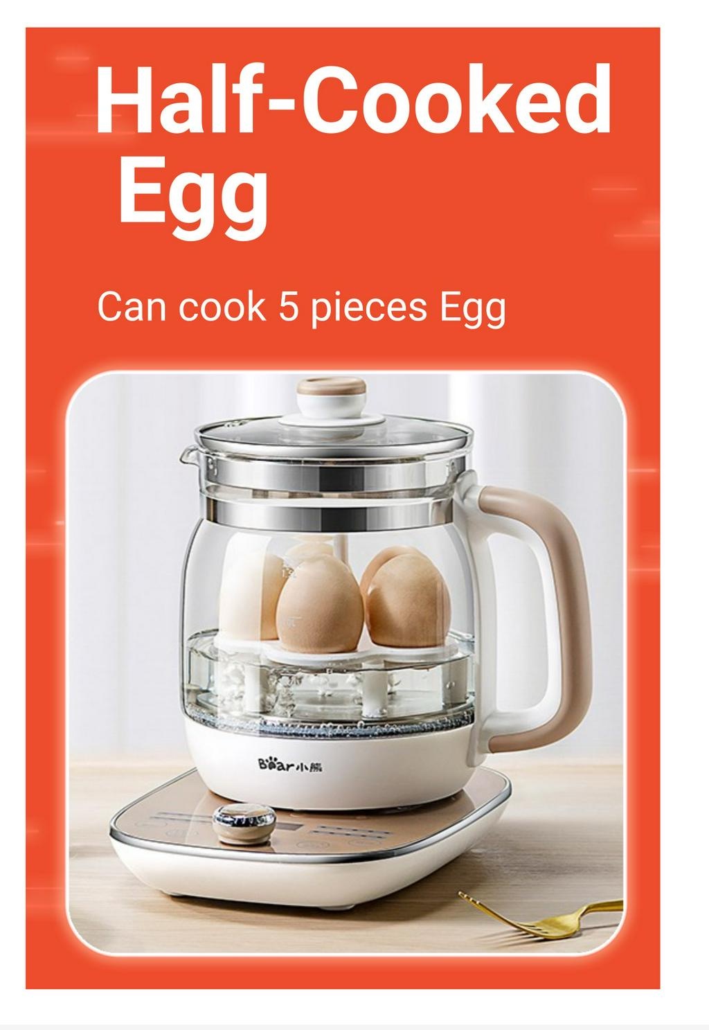 9.5-hour Programmable Health Pot 1.5L - Bear Malaysia