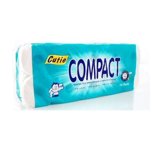 Cutie Compact Toilet Tissue 10 rolls | Shopee Malaysia