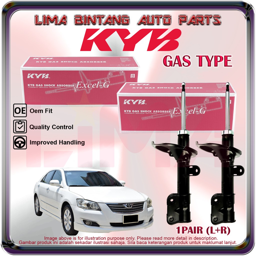 ( 1Pair ) Toyota Camry ACV40 ACV41 Front / Rear Shock Absorber Gas ...