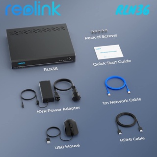 REOLINK RLN36 NVR 36 Channel NVR Work with 12MP/4K/5MP/4MP HD Reolink ...