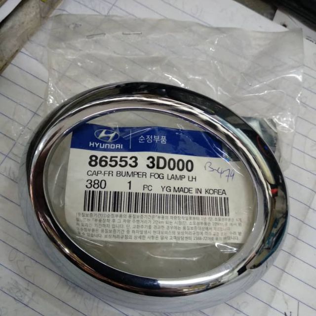 Hyundai sonata 5 Fog Lamp cover 100%ori (86553-3D000) | Shopee Malaysia