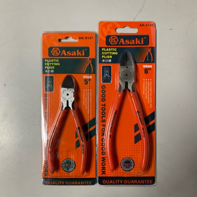 [100% ORIGINAL] ASAKI HEAVY DUTY PLASTIC CUTTING PLIER / MICRO CUTTING ...