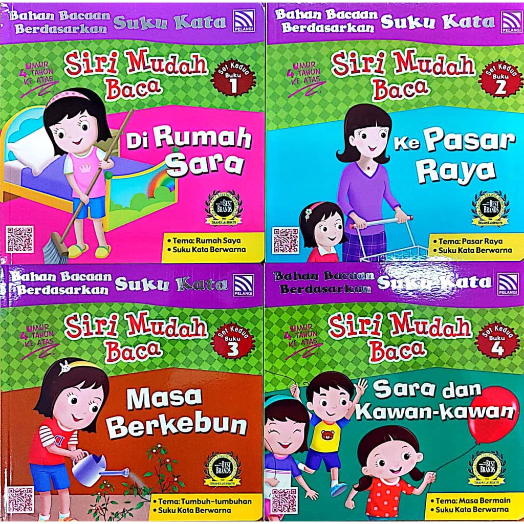 BUKU CERITA: Set Siri Mudah Baca - Bacaan berdasarkan suku kata 4 tahun ...