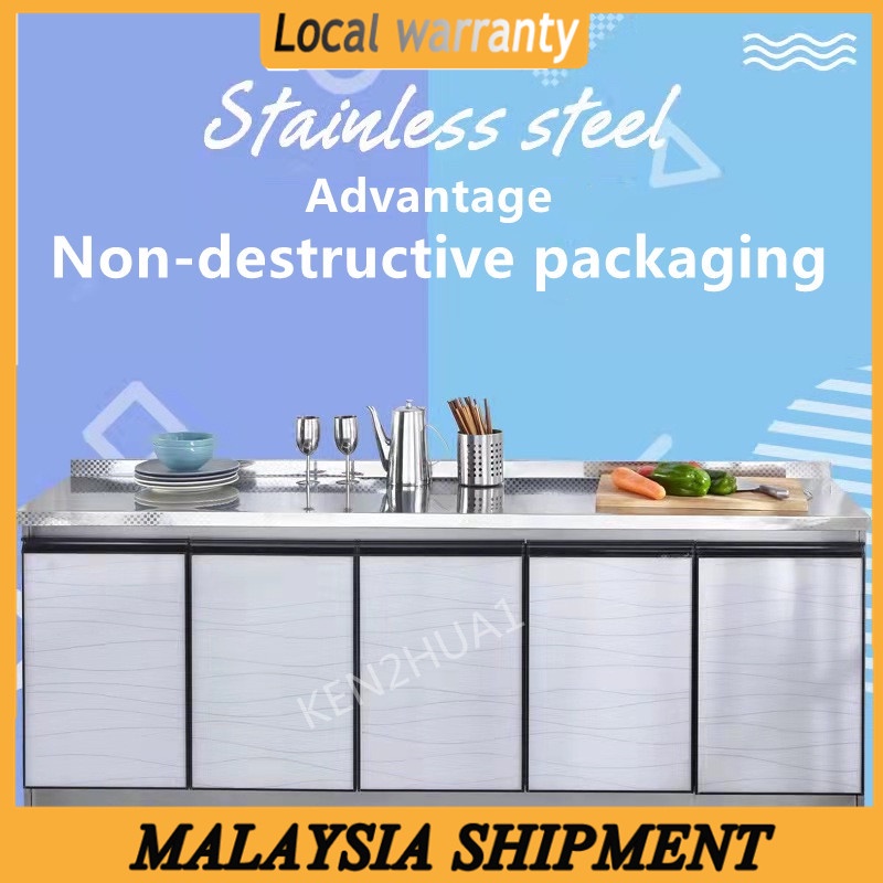 cabinet dapur/ stainless steel cabinet stove cabinet home easy to ...