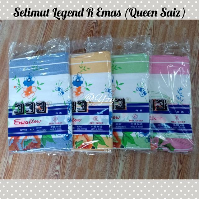 Selimut Legend Cotton 333 (R Emas) Queen Size {READY STOCK} | Shopee ...