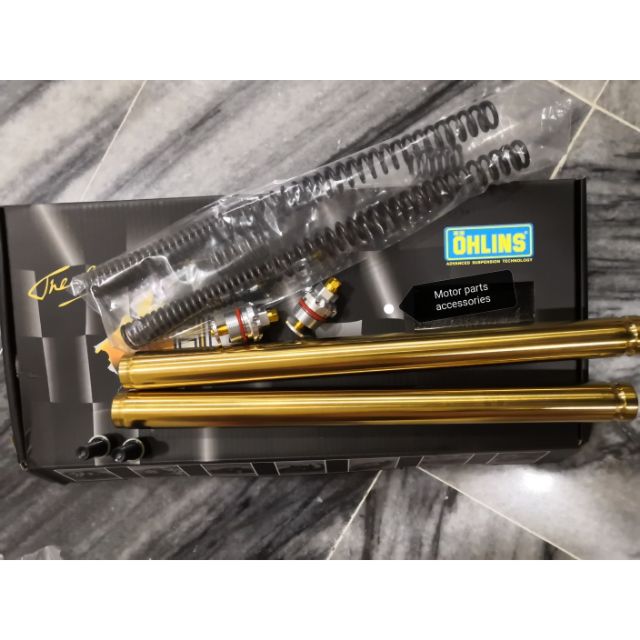 OHLINS UPGRADE FRONT FORK SPRING KIT ADJUSTABLE Y15ZR V1 V2 | Shopee ...