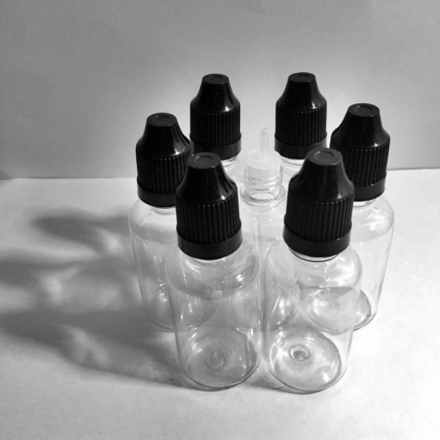 (50 botol) Transparent Dropper Bottle Plastic Squeezable Botol Penitis ...