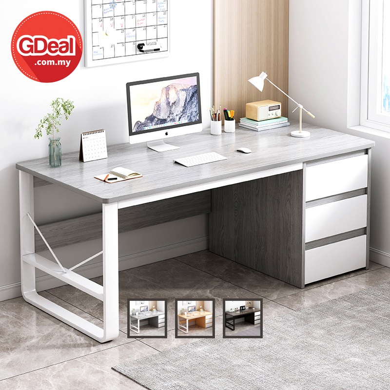 GDeal Computer Desk Large Desktop Table Home Economic Office Study ...