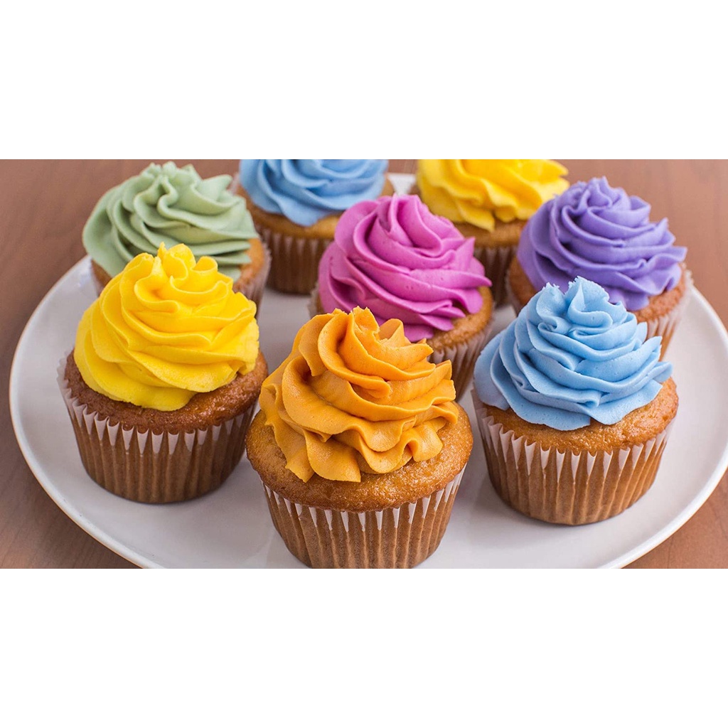 [50 g] FOOD COLORING - GREEN / YELLOW / BLUE / RED / PURPLE - Food ...